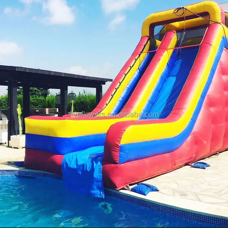 Backyard Heavy Duty Inflatable Water Slides Toboggan Gonflable Water ...