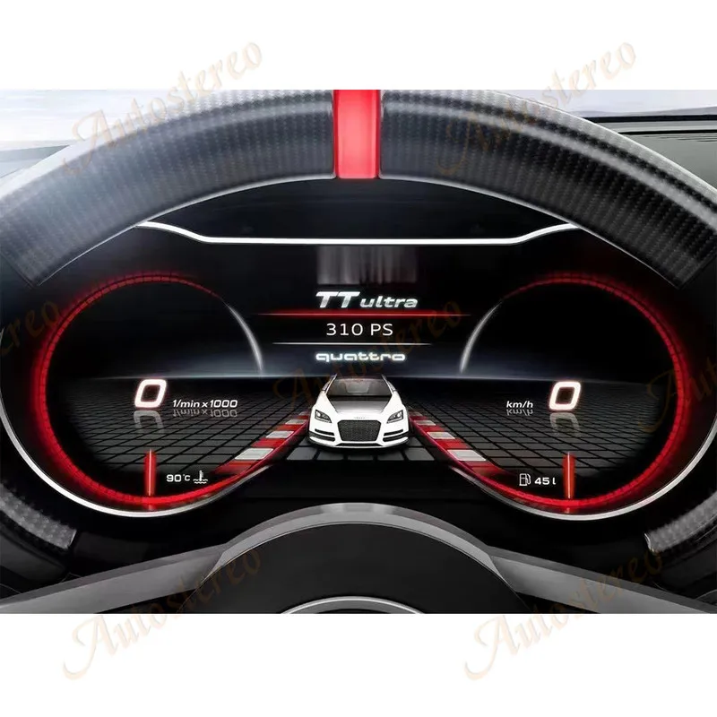 Digital Cluster Virtual Cockpit Screen for Audi TT 2009-2016