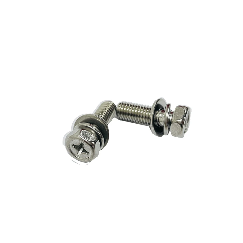 Ss304 Stainless Steel Outside The Hexagonal Screw Triple Combination ...