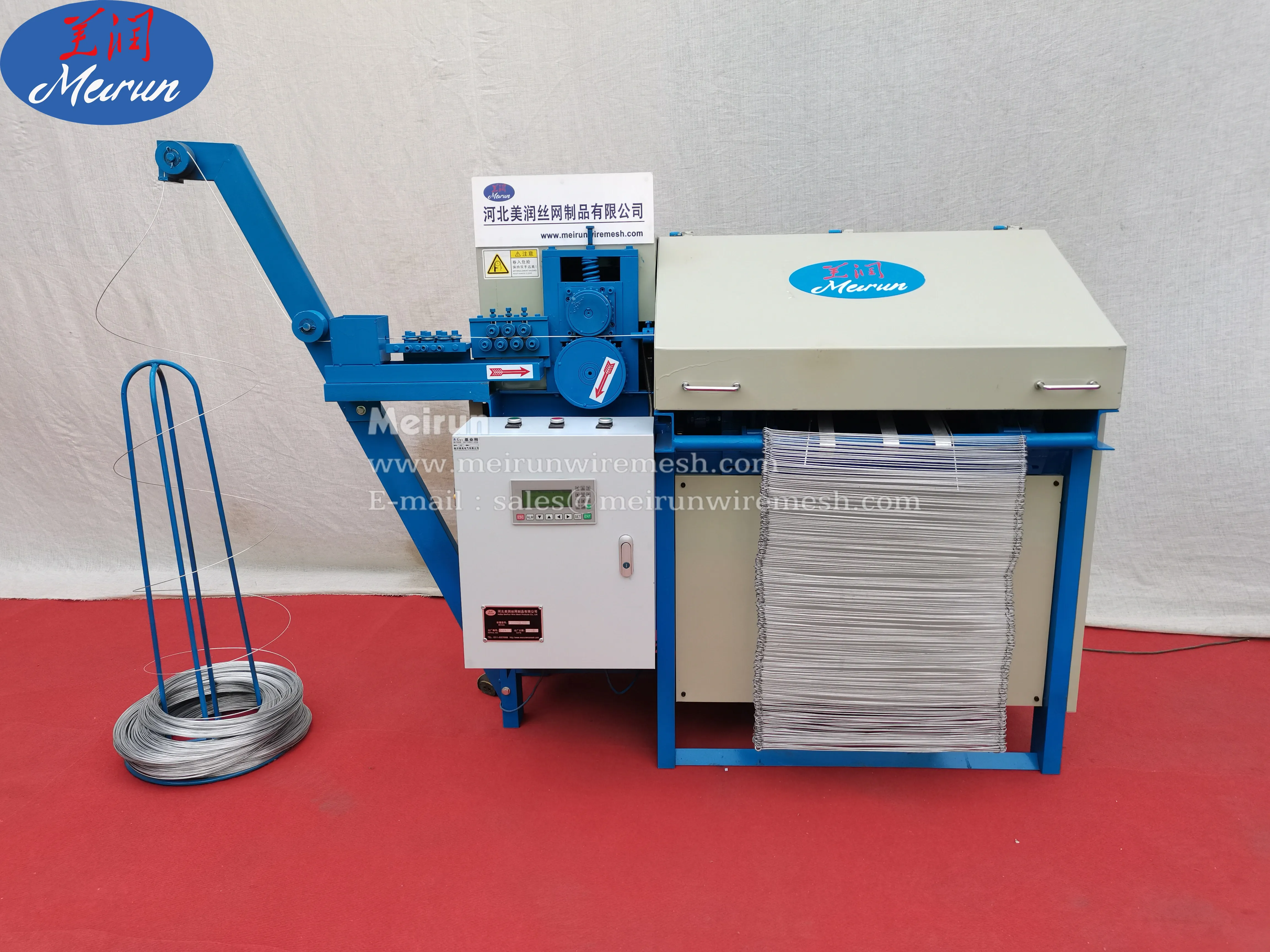 Galvanized Automatic Quick Link Tying Wire Machine for Steel Rebar