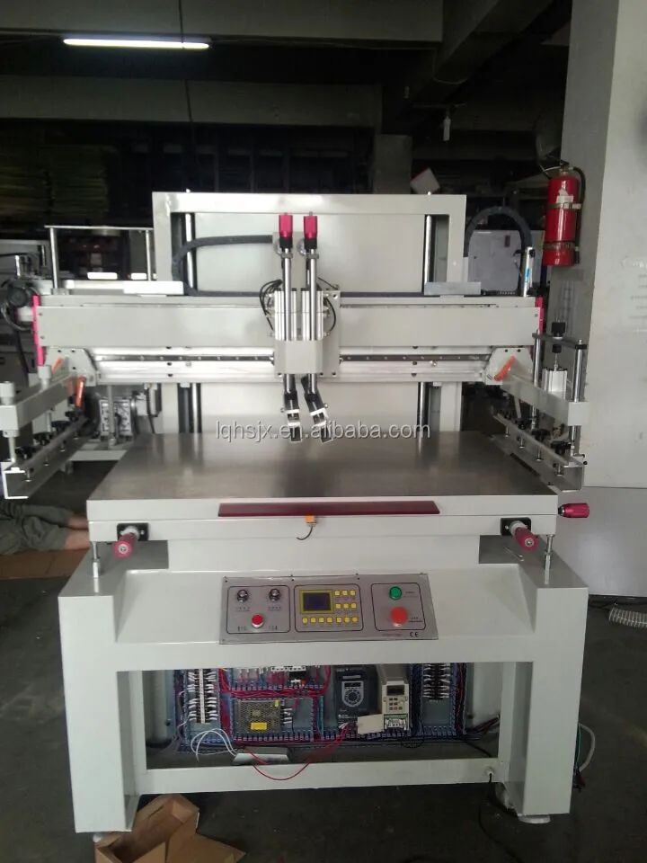 Horizontal Semi Auto Flat Bed Serigraphie/serigraphy Silk Screen ...