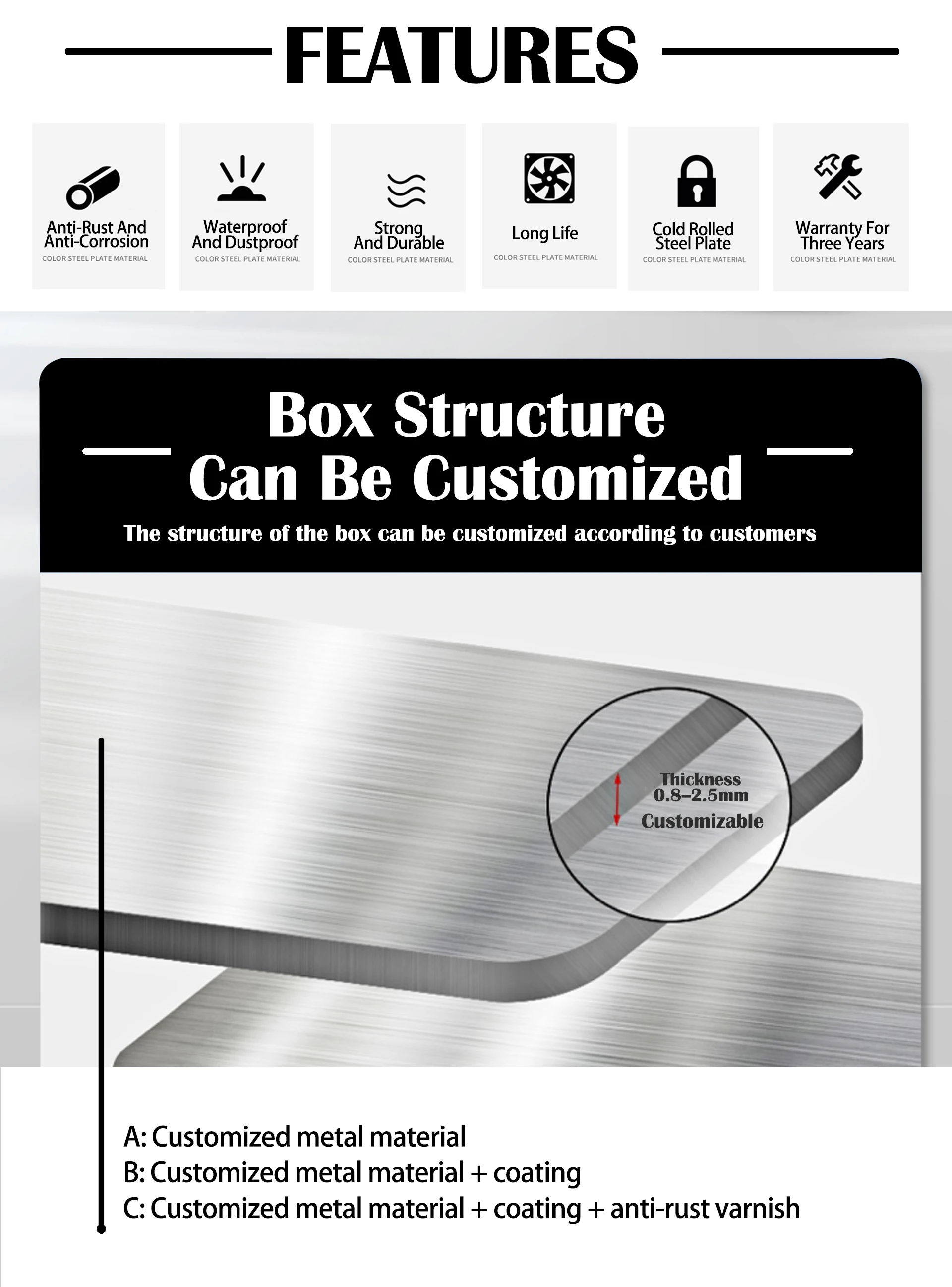 Outdoor Distribution Box Electrical Outdoor Metal Box For Street Lights ...