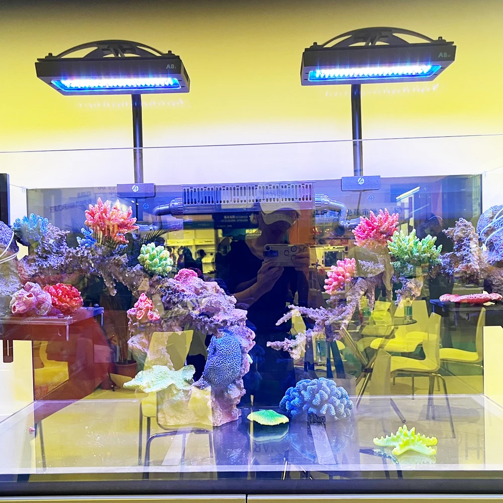 A8se 215W WiFi Full Spectrum LED Aquarium Lights for Saltwater Coral ...
