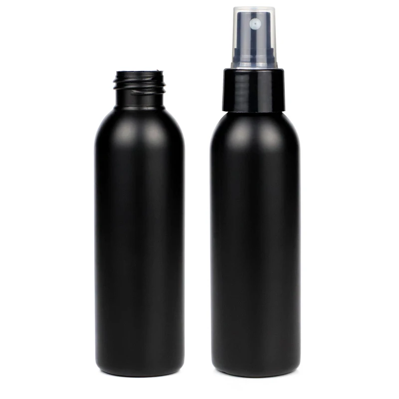 Empty Cosmetic Packaging Container Wholesale 4oz 120ml Matte Black Fine Mist Plastic Spray ...