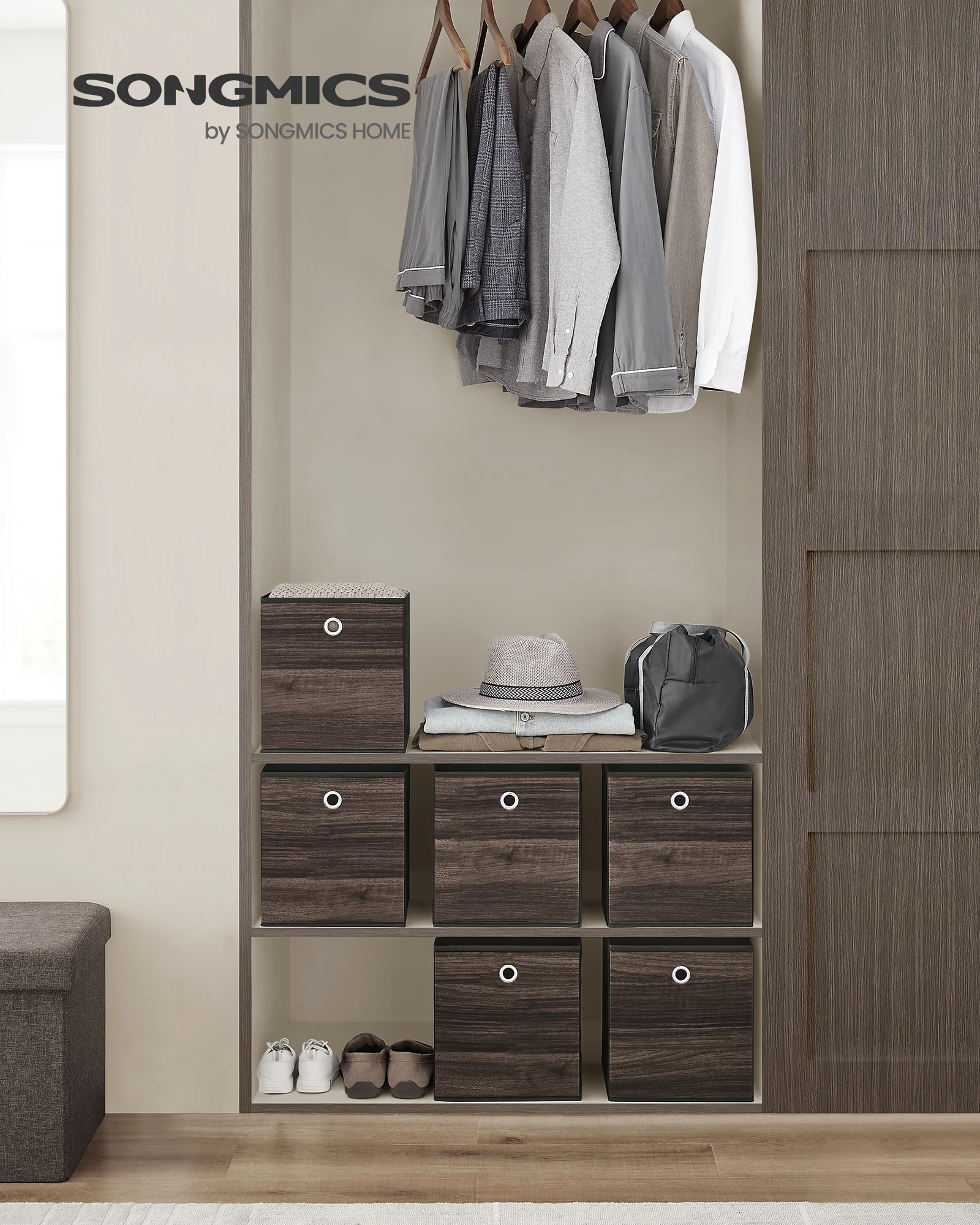 SONGMICS Storage Cubes - Organize with Eco-Friendly Bins