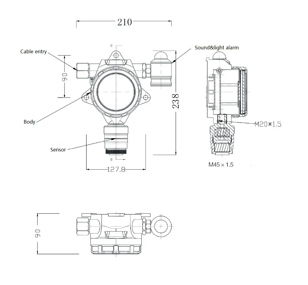 Fixed Refrigerant Gas Detectors - Precision & Reliability