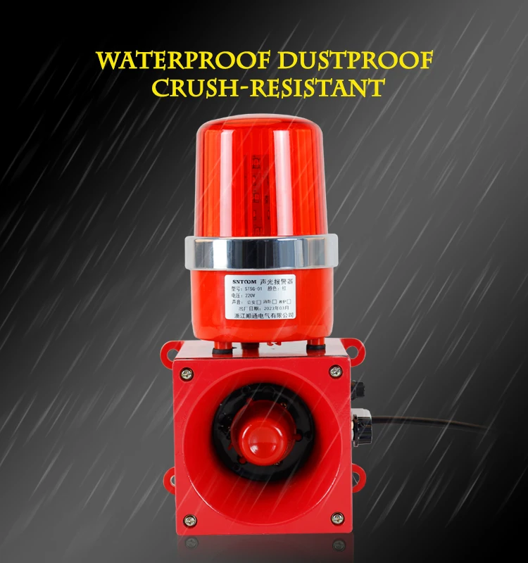 STSG-01 Industrial Alarm - Loud & Visual Emergency Alert