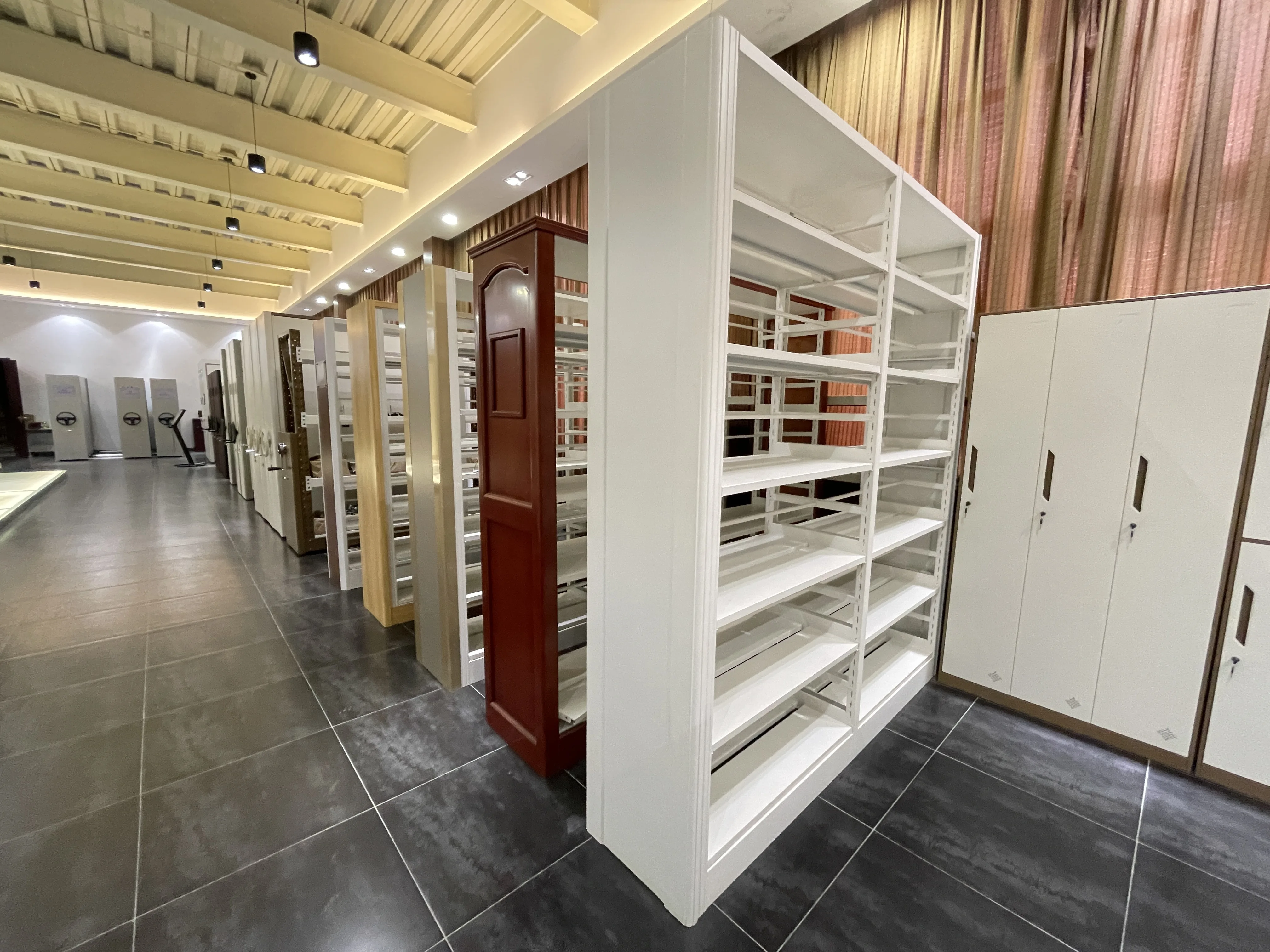 Modern Library Furniture Library Bookcases Metal Bookcase School ...