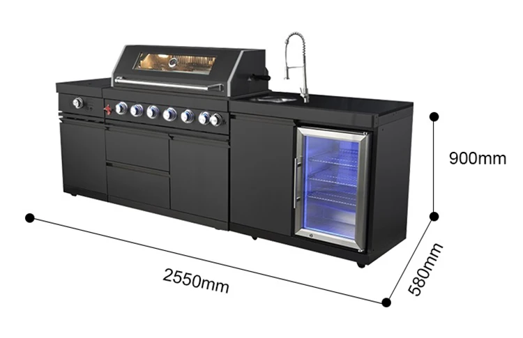 BBQ Island Portable Modular Outdoor Kitchens Set Complete