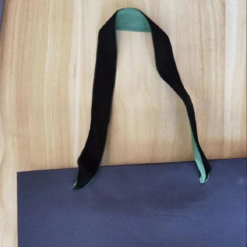 2cm Premium Ribbon Handle Red/Green Velvet Ribbon Cord Handles for ...