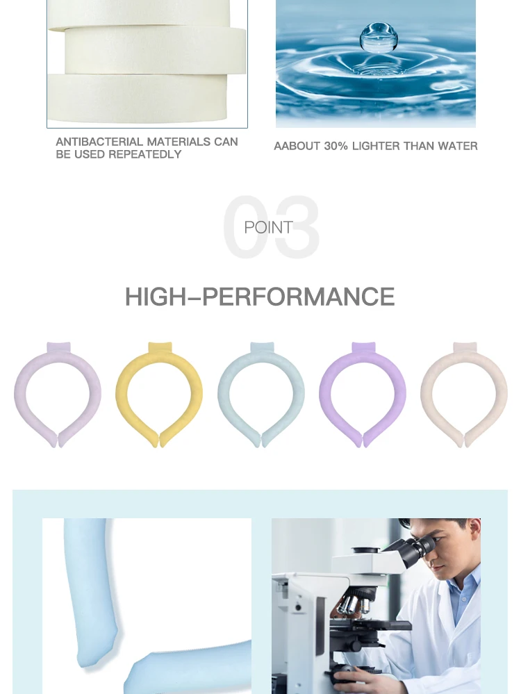 New Products Summer Best Selling Custom Pcm/tpu Wearable Neck Cooling ...