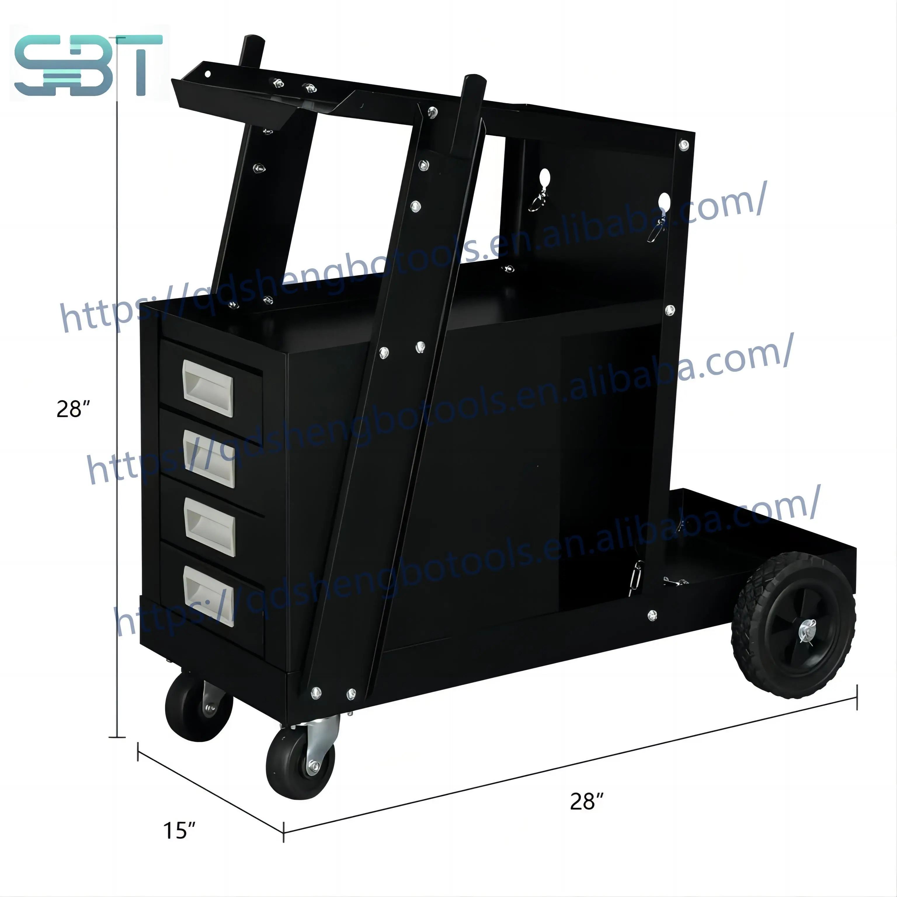 Heavy Duty Welding Cart Trolley Welding Machine Cart Welding Cart With ...