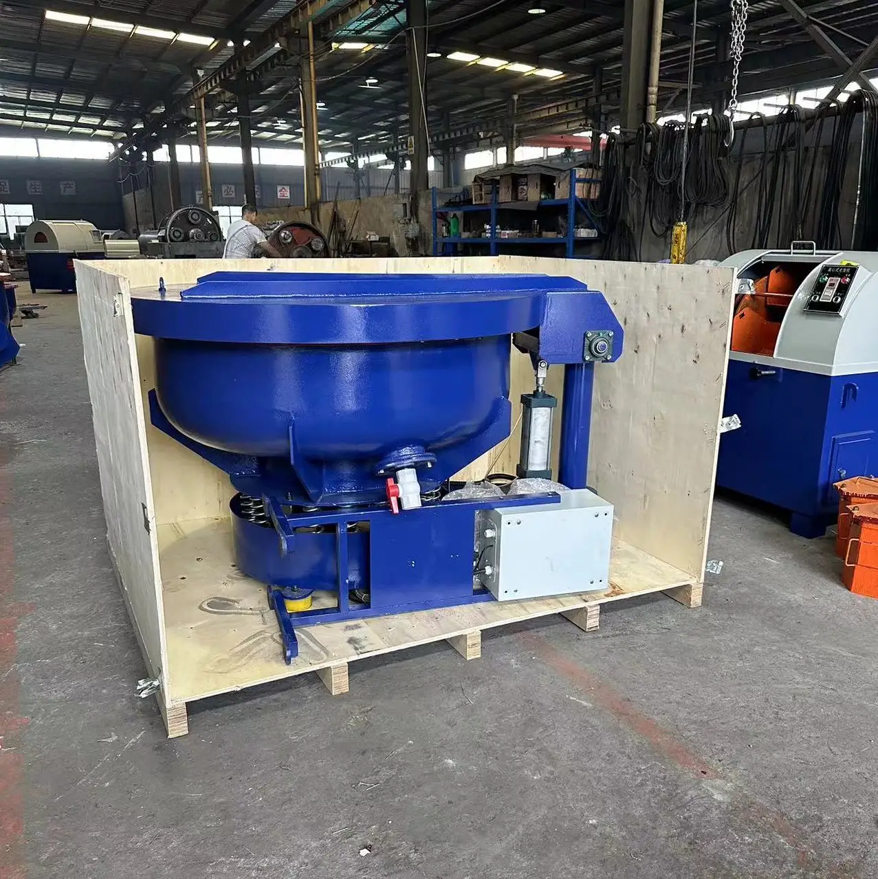 Vibration Shaker Polishing Tumbler Vibratory Finishing Machine ...