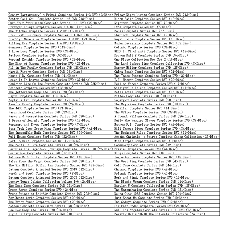 Yellowstone Season 1-4 The First Four Seasons 17dvd Dvd Boxed Sets ...