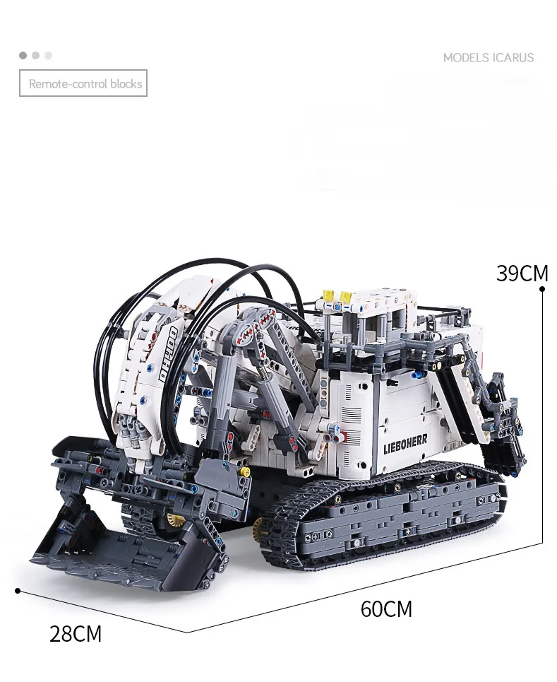 Mould King 17013 Mechanical Crane APP Programming Remote Control ...