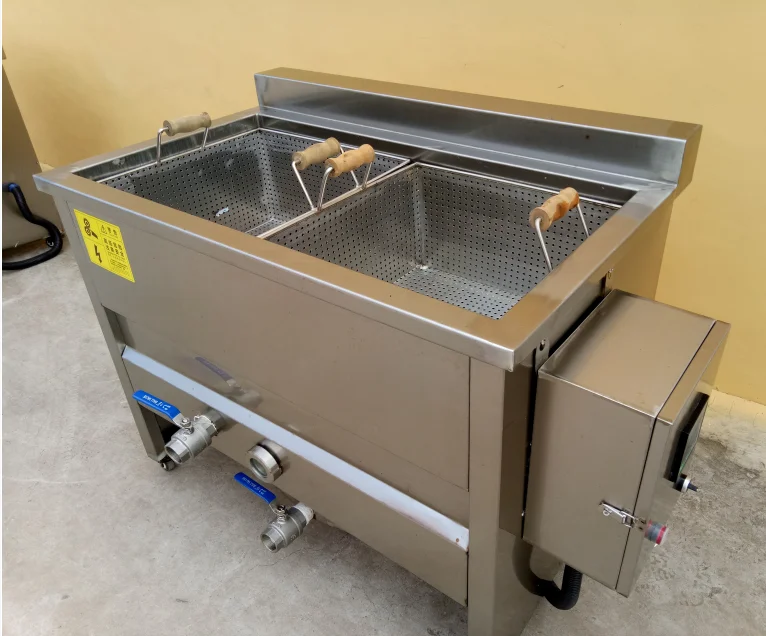 Latest Design Oil Water Separation Free Standing Electric Fryer Pan ...