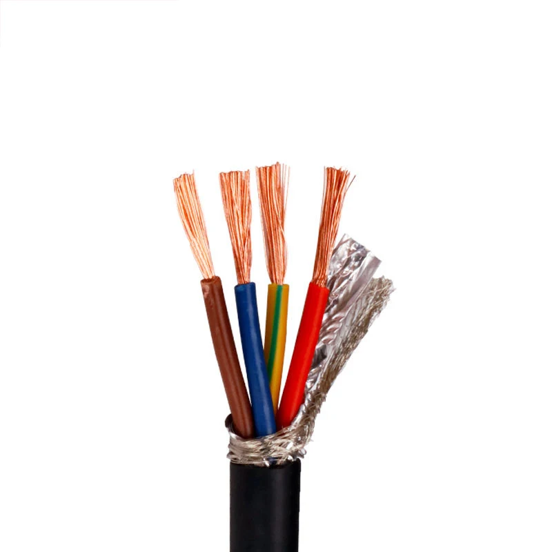 Multi Core Flexible Armoured Signal Wire,Rvvp Shielded Cable 2/3/4/5/6 ...