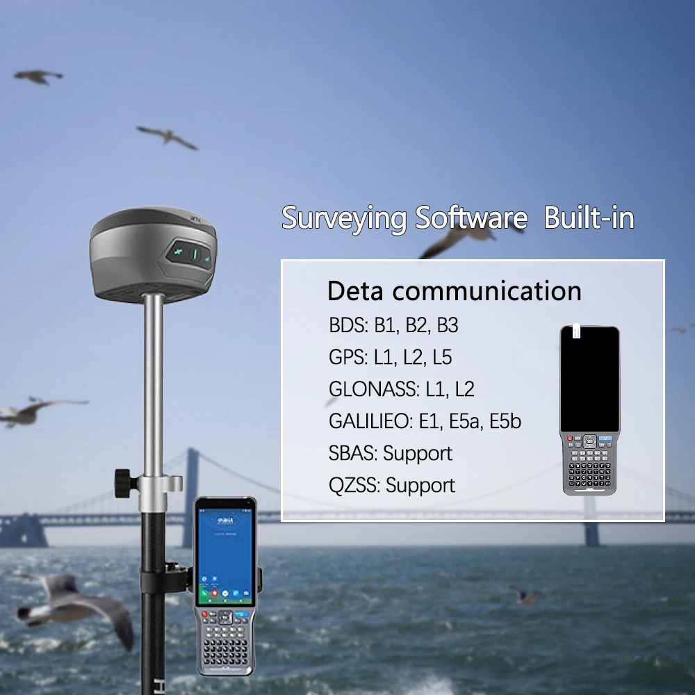 Hi-target VRTK2 Gnss Antenna Receiver Professional Handheld Gps ...