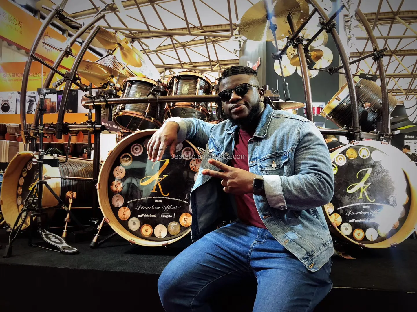 EYE E3X Percussion Instruments Musical Electric Drum Set Professional ...