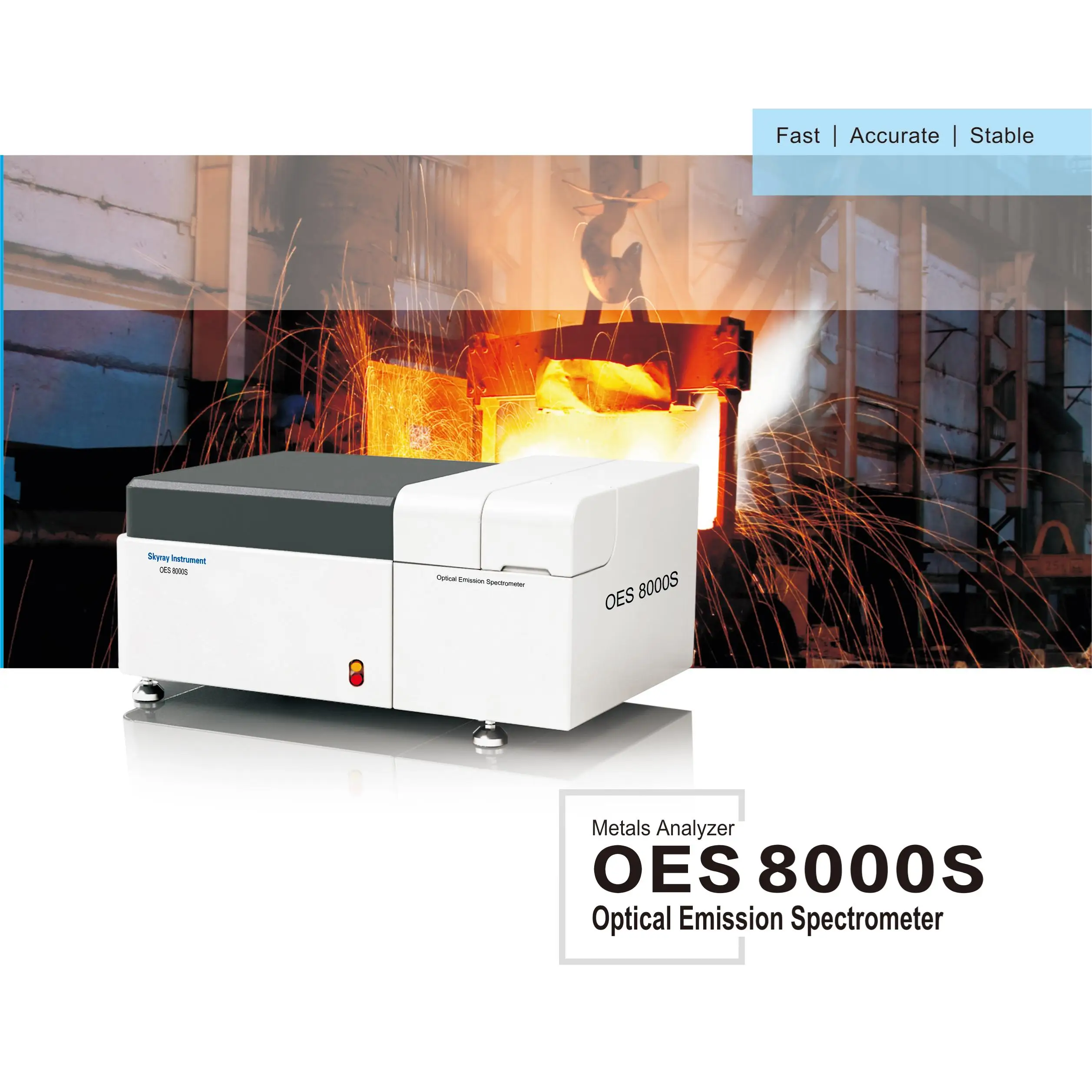 General Direct Reading Spectrometer For Steel And Non-ferrous Metallic ...