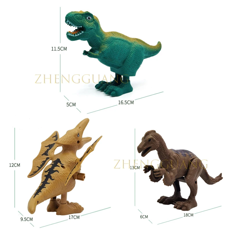Zhengguang Cartoon Dinosaur Wind Up Toys Cheap Plastic Clockwork Wind ...
