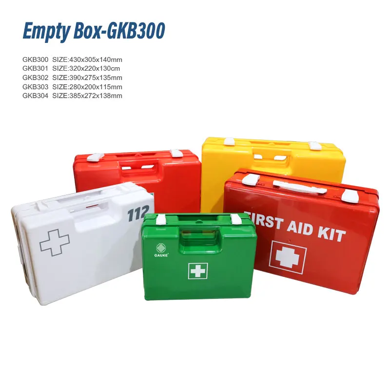 Empty First Aid Box Plastic Pp Indoor Storage White Durable Box For ...