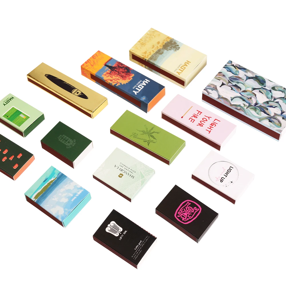 Custom Personalised Paper Cardboard Red Matchbox Wedding Matchsticks ...