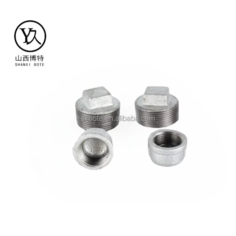 Square Edge Plug Female Threaded Pipe Fitting Industrial Equipment ...