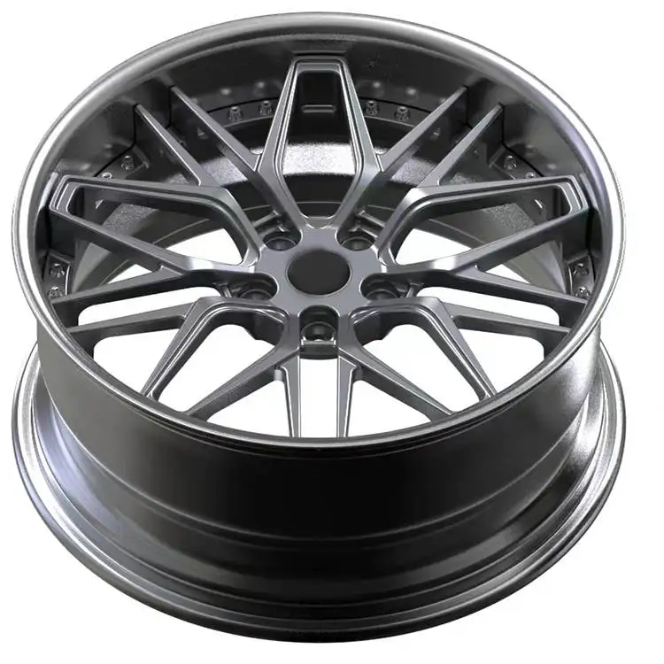 Custom Luxury Two 2 Piece Concave Chrome Alloy Wheel 17/18/19/20/22/24 ...