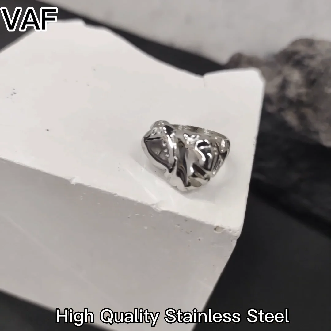 Hot!! Vaf New Design High Polished High Quality Textured Men's Rings ...