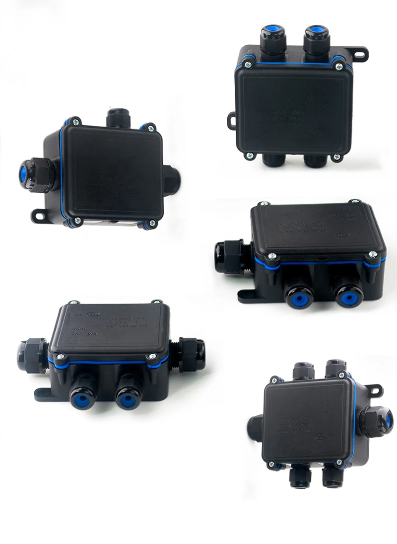 3 Ways One In And Two Out Ip68 Outdoor Waterproof Electrical Wire ...