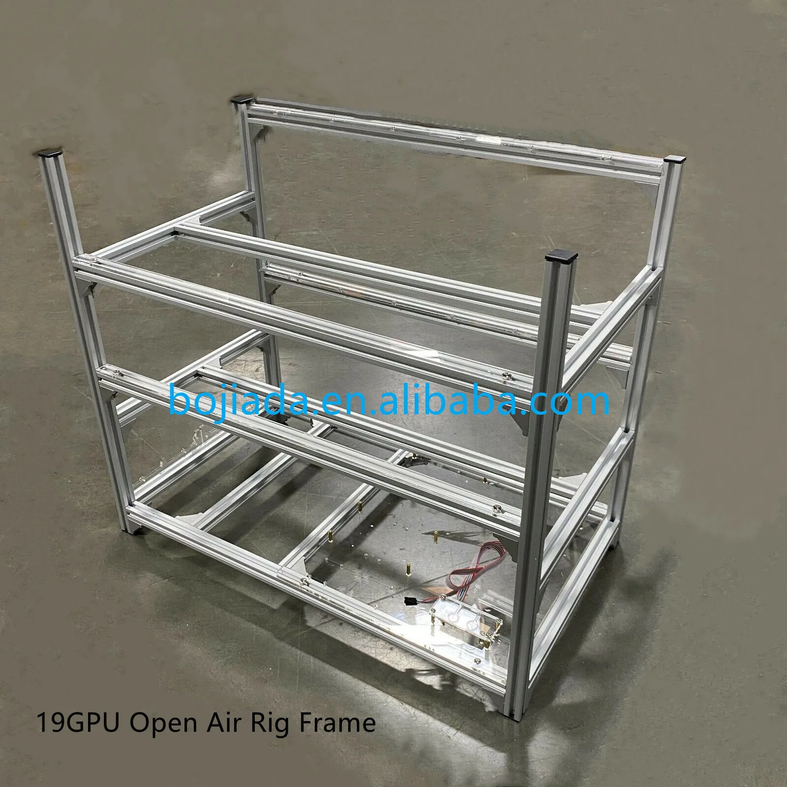 GPU Frame - Stackable Graphics Card Rig Case for 6-20 Gpus