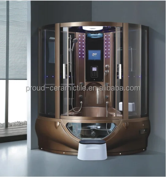 Home Use Indoor Steam Shower Two Person Steam Bath With Tempered Glass ...