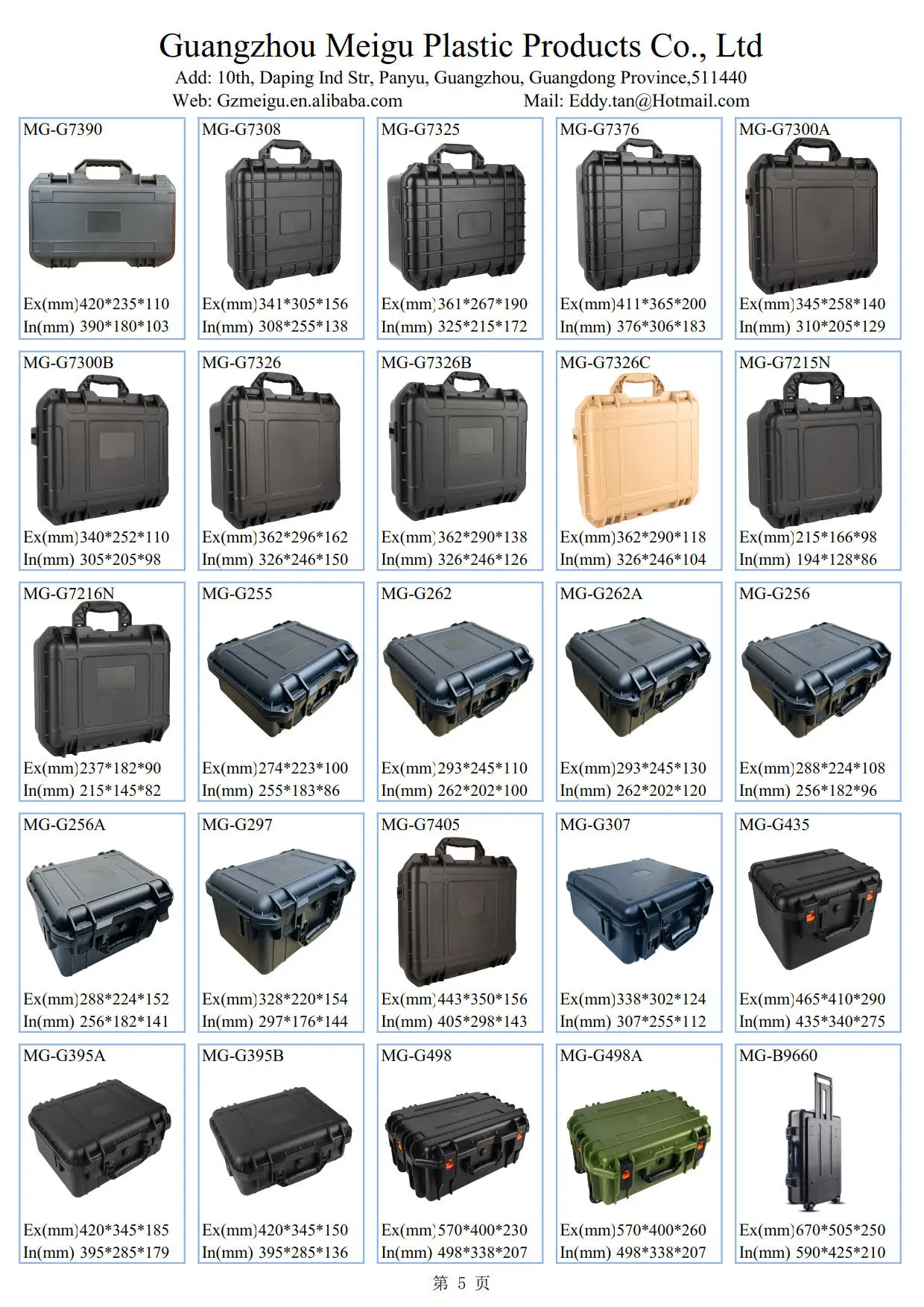 Plastic Protective Case Carry Hard Box Professional Protect For Tools ...