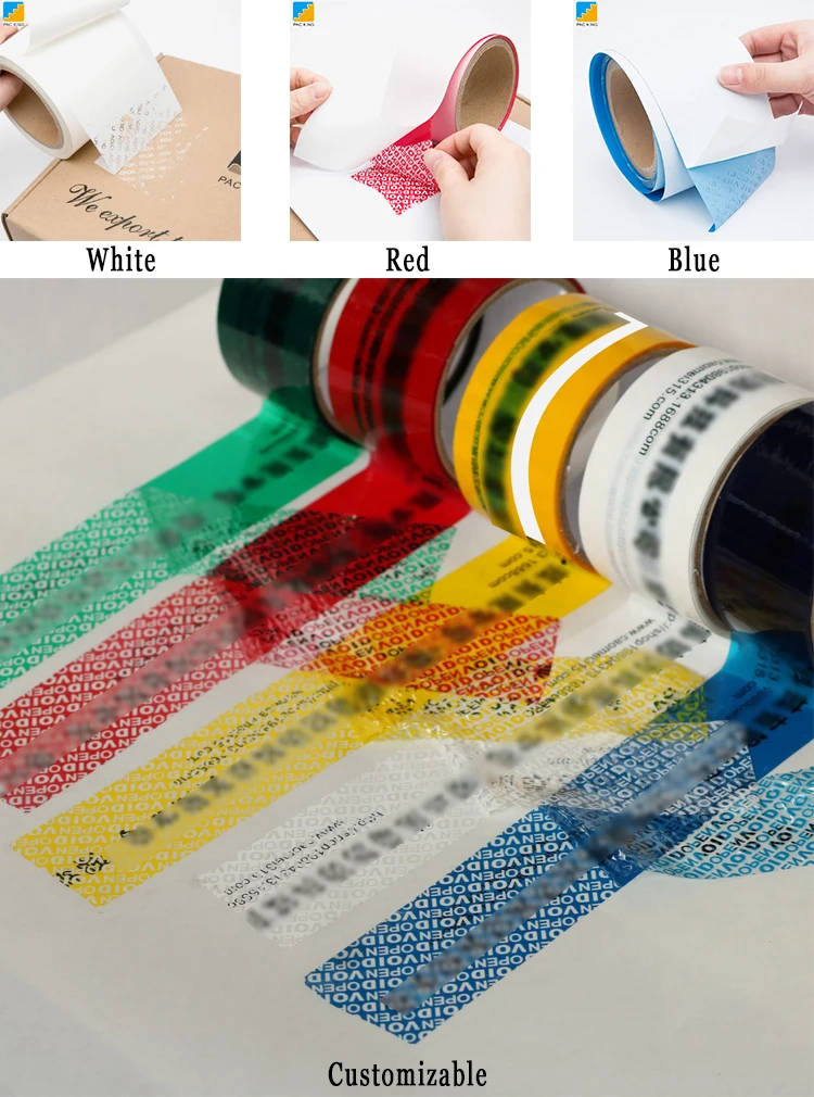 Tamper-proof Empty Rolls China Evidence Security Correction Custom Food ...