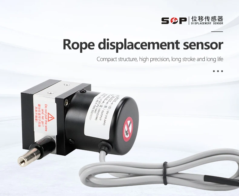 1000mm Long Stroke Current Rope Displacement Sensor - SOP Brand