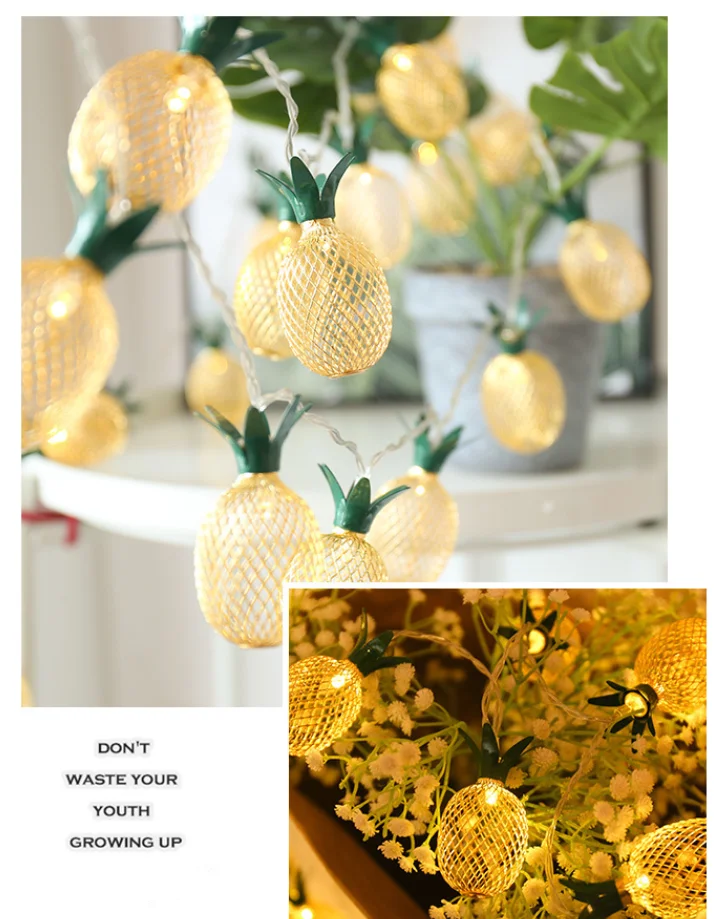 3m Metal Room Garden Party Wedding Lights Outdoor Battery Operated ...