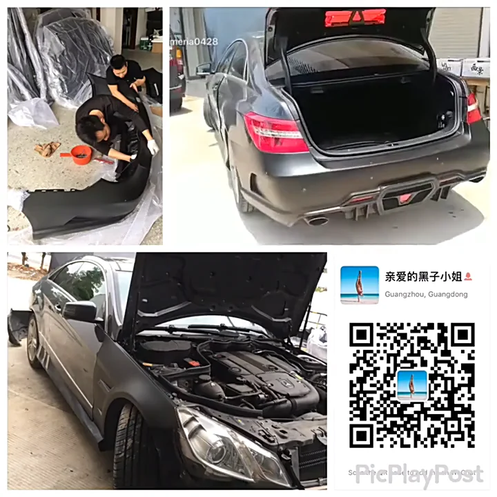 Full Glass Fiber Body Kit For Mercedes E Class W207 Coupe Pd Style 08 ...