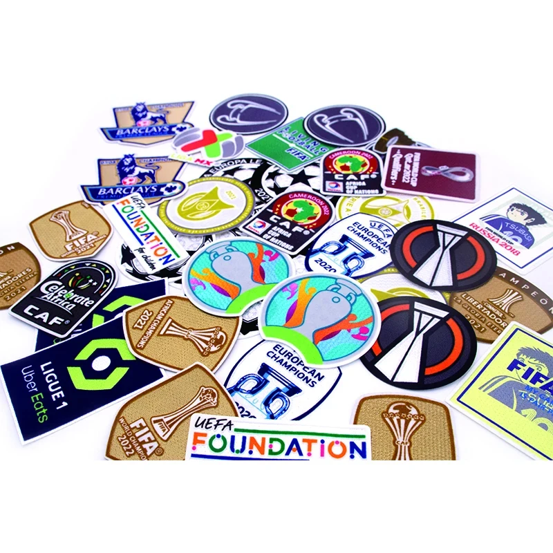 Flocking Heat Transfer Patches Tatami Background Embroidery Soccer ...