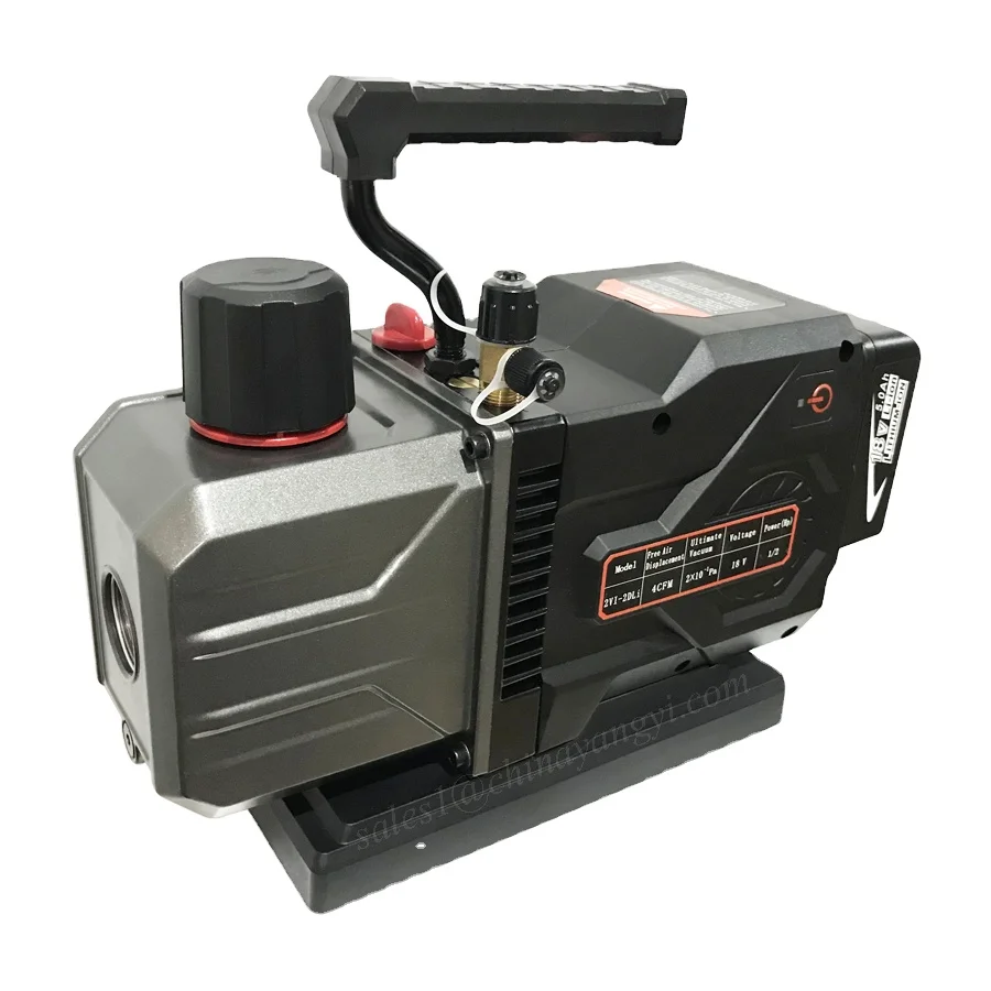 R32 R410A Refrigerant Vacuum Pump Double Stage 12CFM with Vacuum Gauge ...