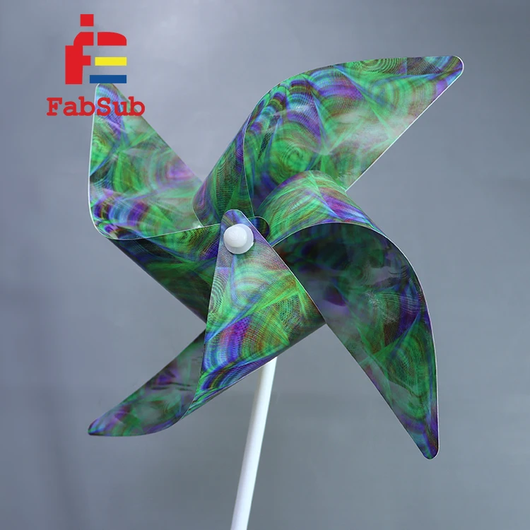 Kids Sublimation Pin Wheel PET Paper Double Sided Printable Blank ...