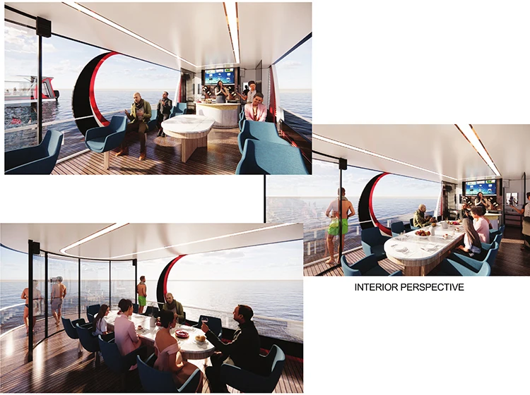 Floating Platform Prefabricated Houseboat with Walkaround