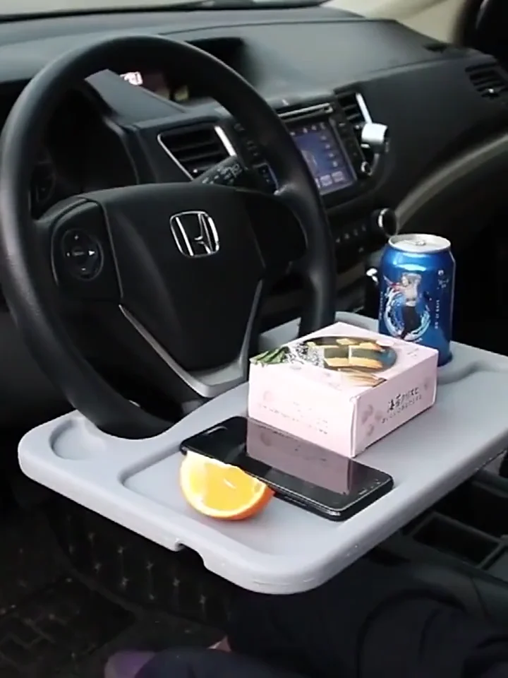 Multifunctional Car Tray Steering Wheel Table Car Dining Tray Tables ...