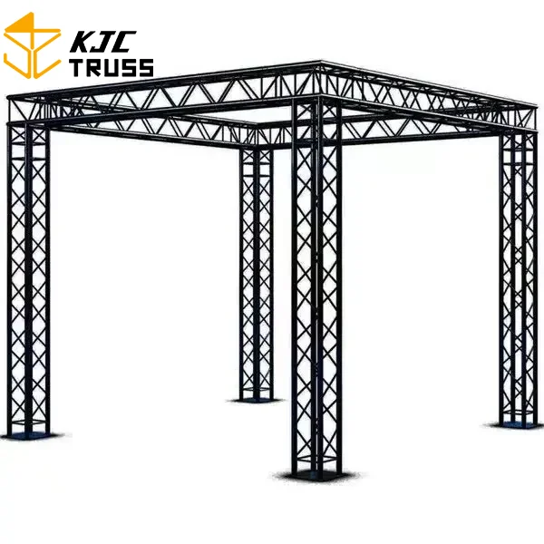 Heavy duty aluminum frame stage goal post truss spigot square box gate ...