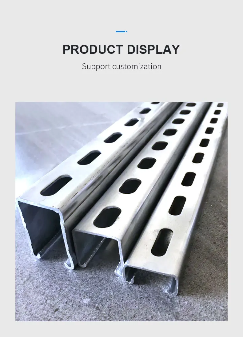 Riel Strut C Channel Seismic Support C Channel Construction Ceiling Use ...