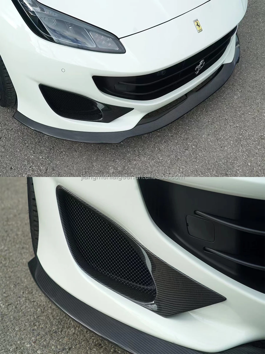 N Style Front Lip Front Bumper Spoiler Dry Carbon Automotive Parts for ...