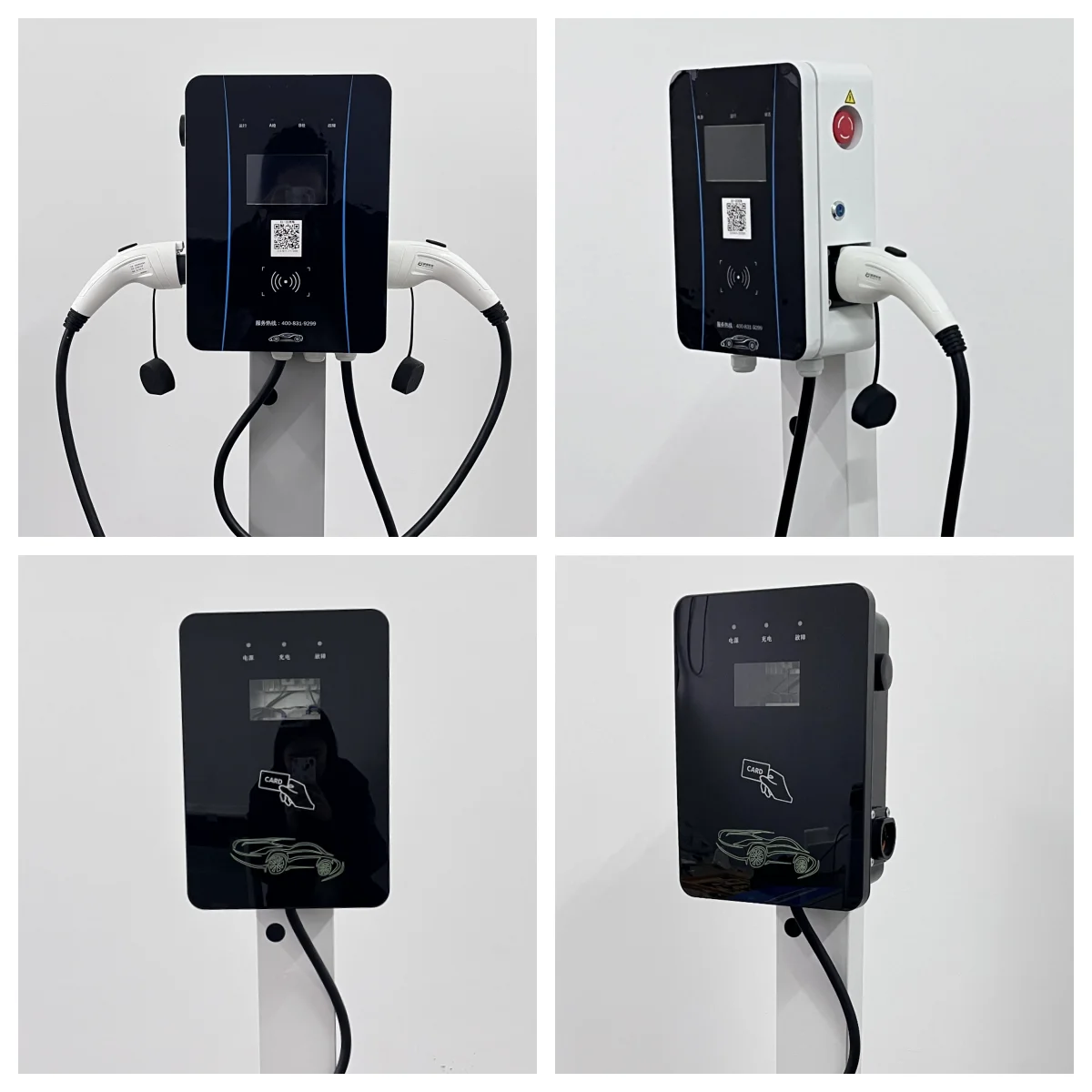 New Energy Electrical Vehicle Fast Ip54 7kw Ac Charging Ev Charger Pile ...