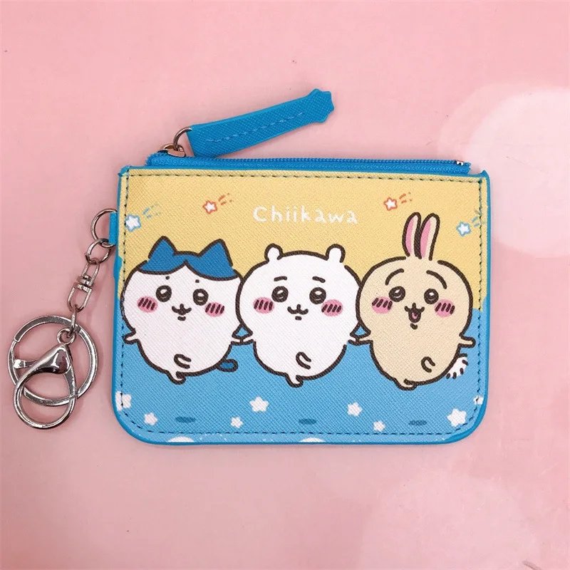 Botu Ins Hot Chiikawa Kawaii Wallet Cartoon Japanese Anime Two Pockets ...