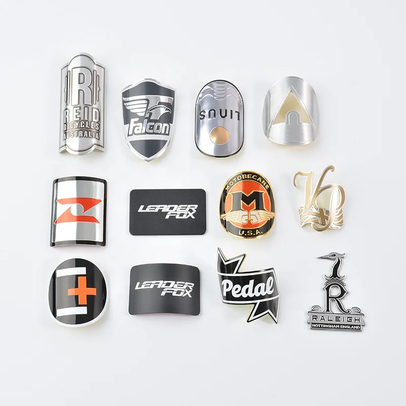 Custom 3D Metal Logo for Bicycle Head Tube - Custom Bike Decal Emblem ...