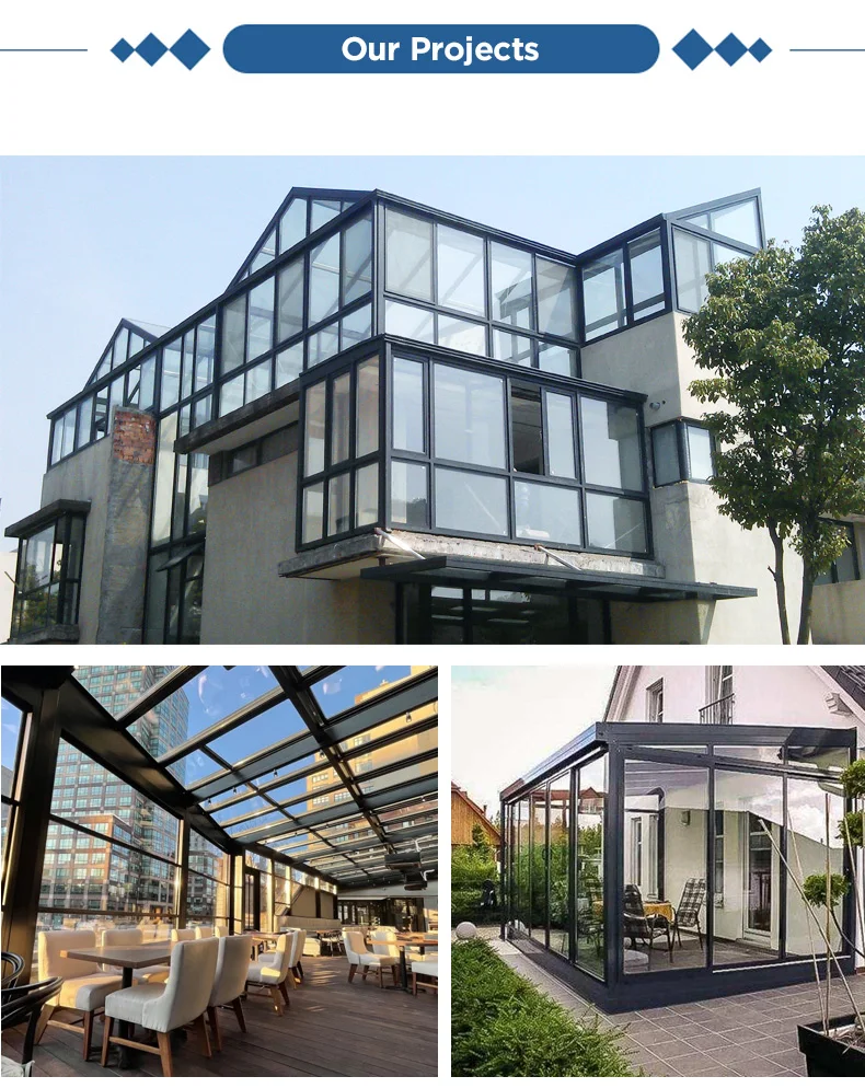 Modular Prefab Four Season Solarium: Aluminum Sunroom Solution with ...